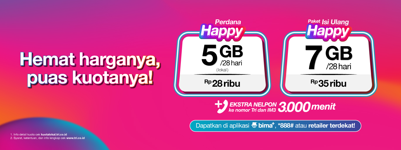 Kuota Lokal | Tri Indonesia